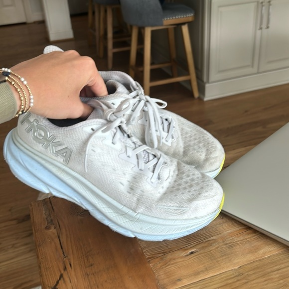 Hoka | Shoes | Hokas Clifton 9 Gray Blue | Poshmark
